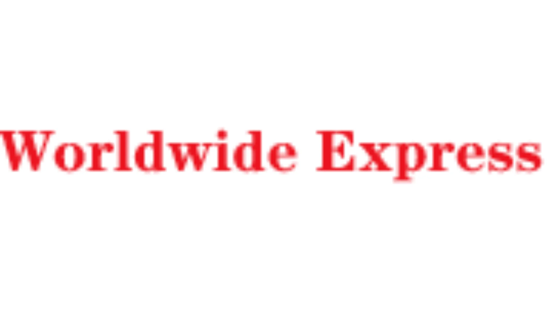 Worldwide Express Tracking